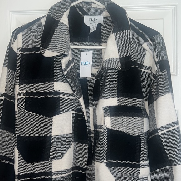 Rue21 | Jackets & Coats | Nwt Black And White Shacket | Poshmark